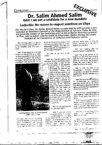 Cover Story Interview with West Africa Magazine | Salim Ahmed Salim