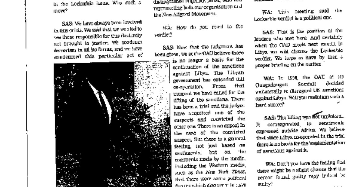 Cover Story Interview with West Africa Magazine | Salim Ahmed Salim