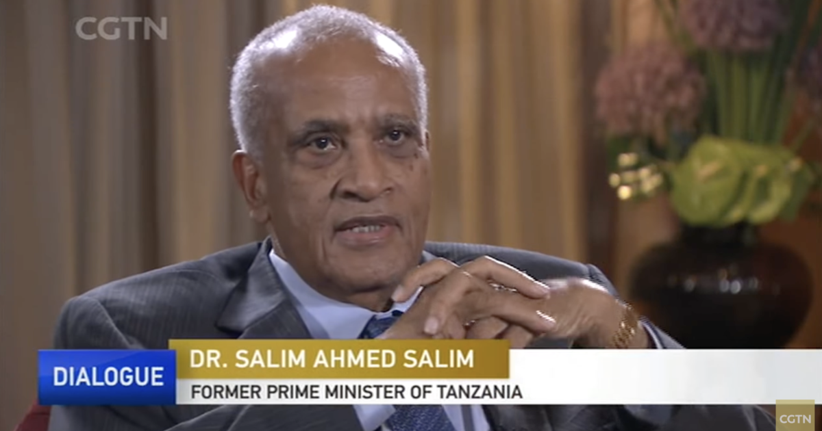 CGTN Interview with Dr. Salim Ahmed Salim in… | Salim Ahmed Salim